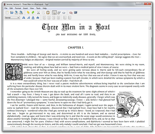 Sigil, a cross platform WYSIWYG ebook editor